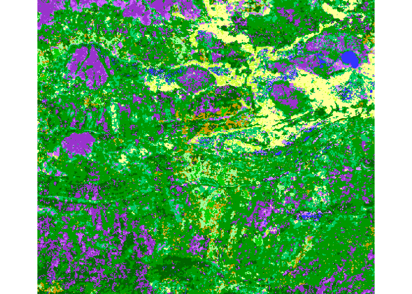 Loading EOSD rasters and updating with fire polygons
