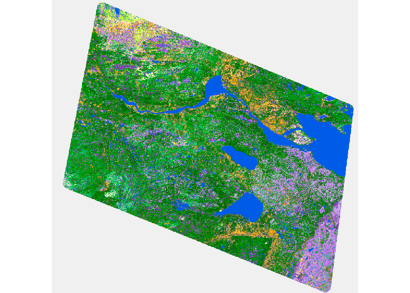 Loading EOSD rasters and updating with fire polygons
